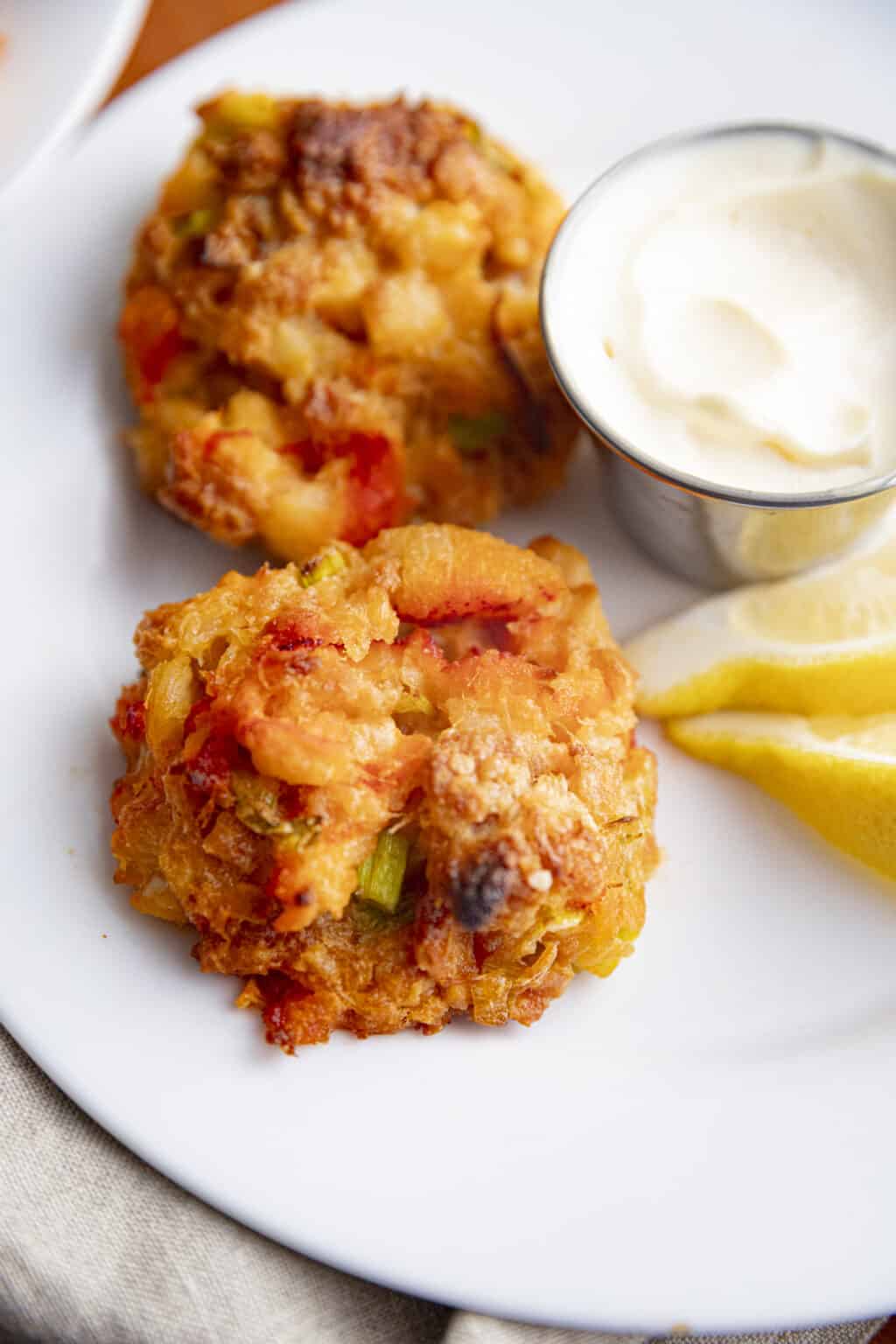 The Best Lobster Cakes Recipe - Seasoned and Salted