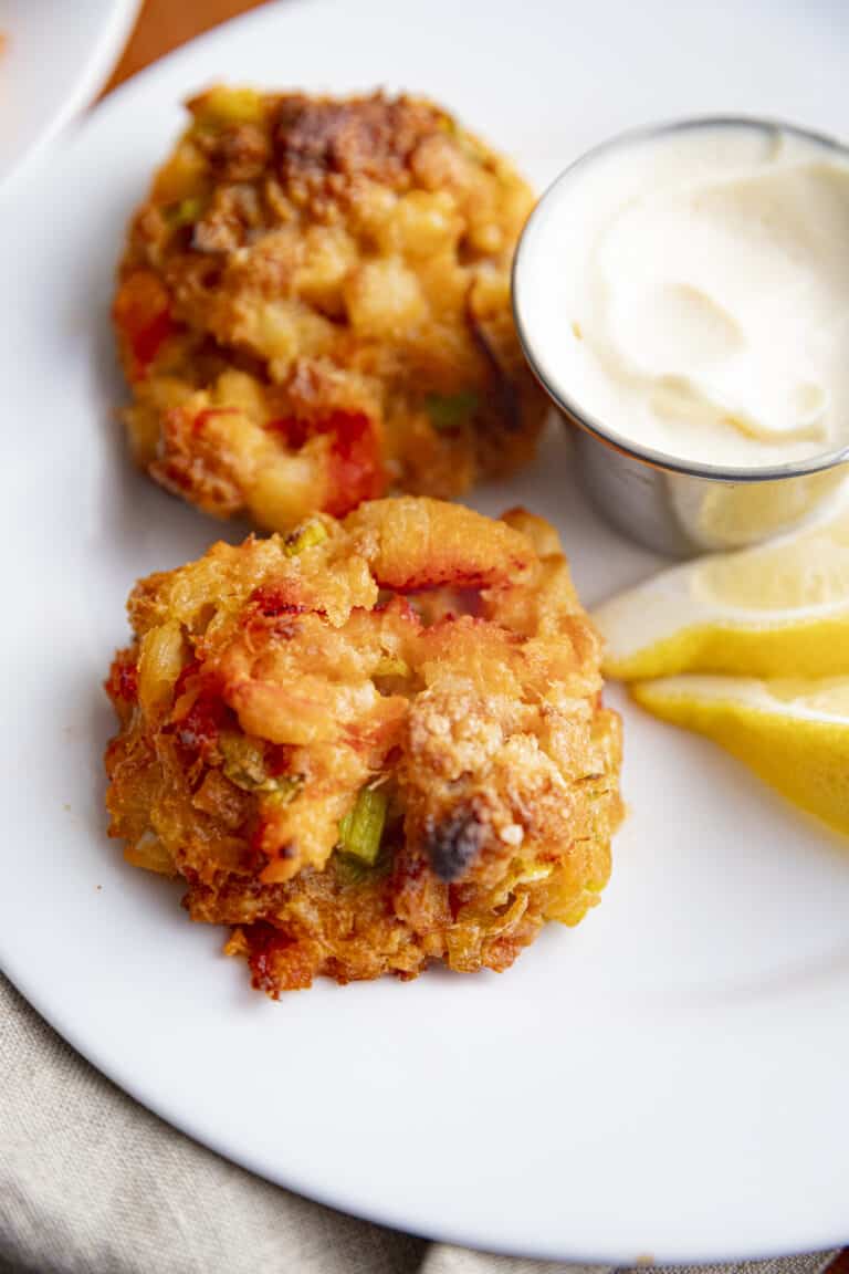 The Best Lobster Cakes Recipe - Seasoned and Salted