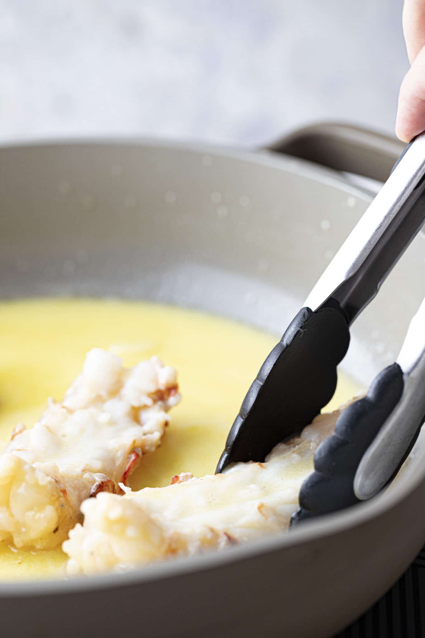 How to Make My Easy Butter Poached Lobster Tail Recipe - Seasoned and ...