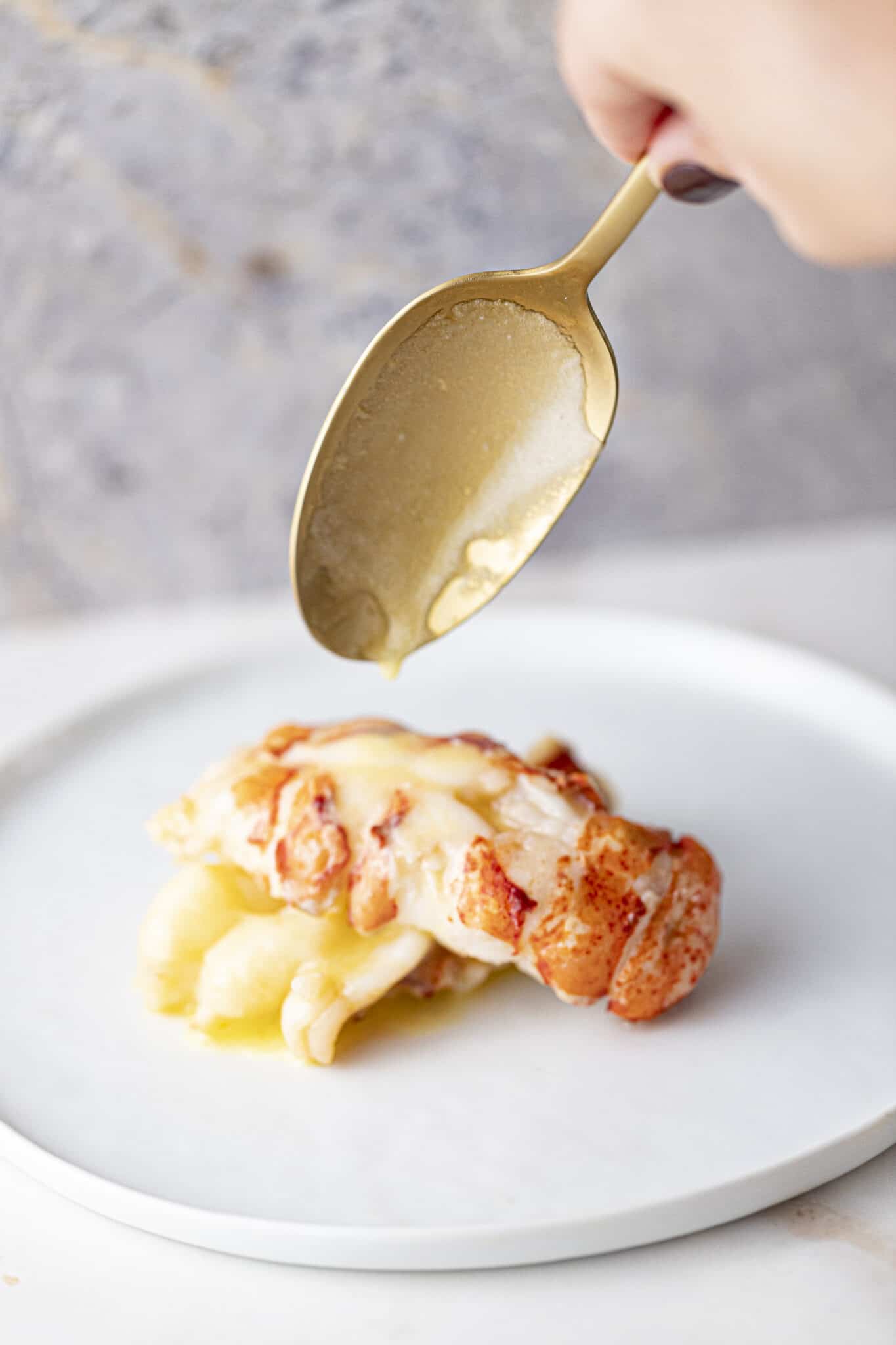 How to Make My Easy Butter Poached Lobster Tail Recipe - Seasoned and ...