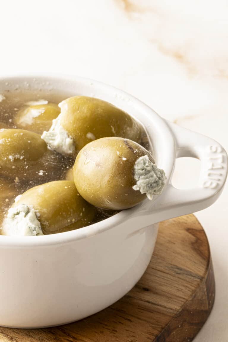 Blue Cheese-Stuffed Olives - Seasoned and Salted