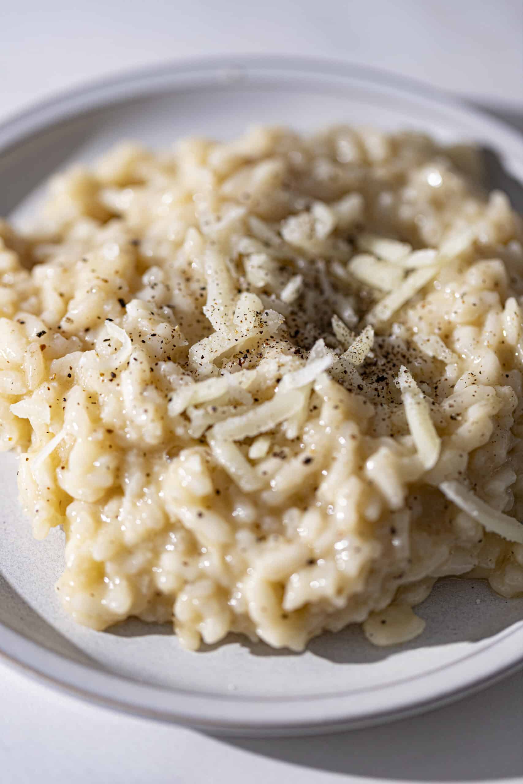 Creamy Cacio e Pepe Risotto (A 40 Minute One Pot Dinner) - Seasoned and Salted