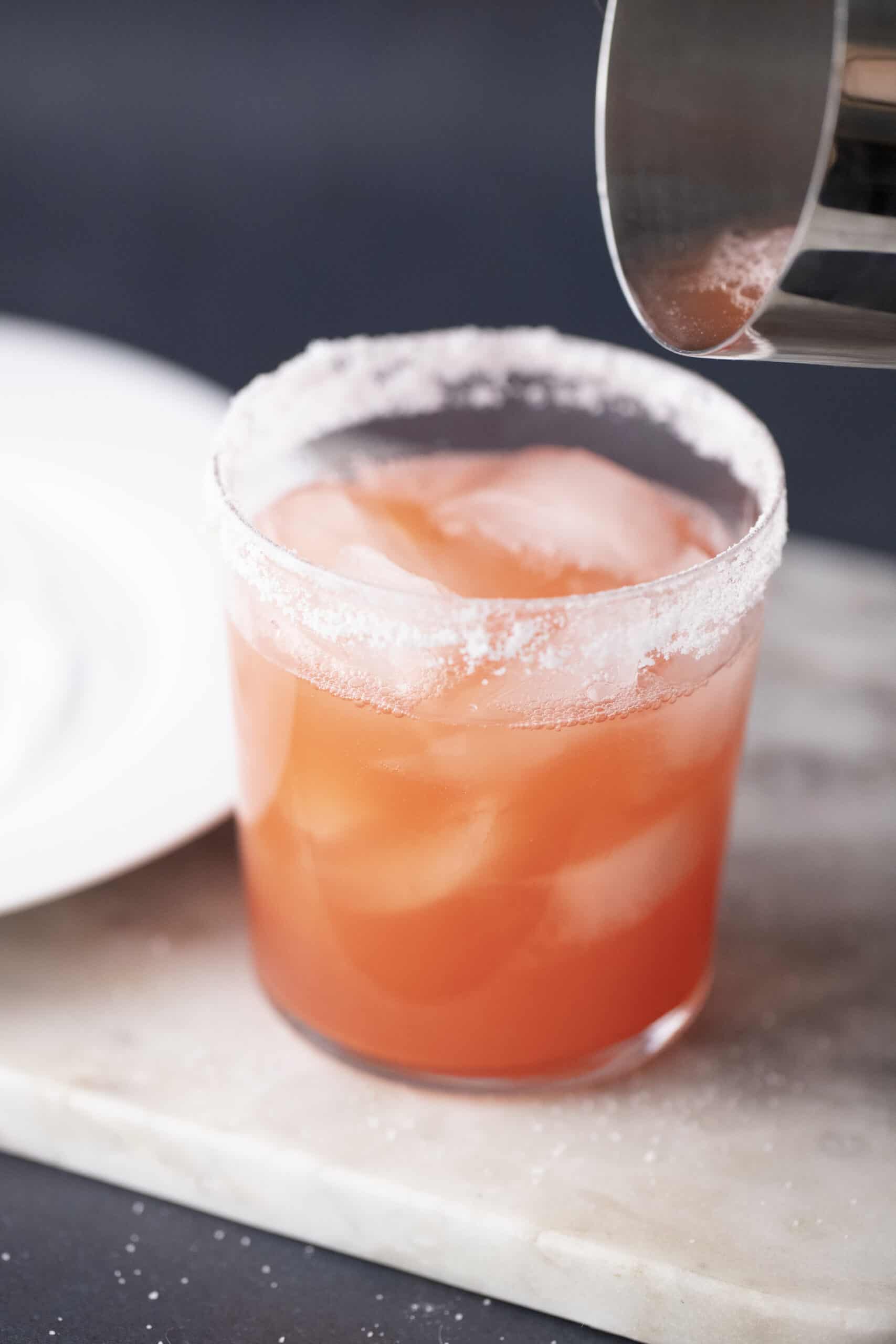 Italian Greyhound Cocktail Recipe (Grapefruit Drink) - Seasoned and Salted