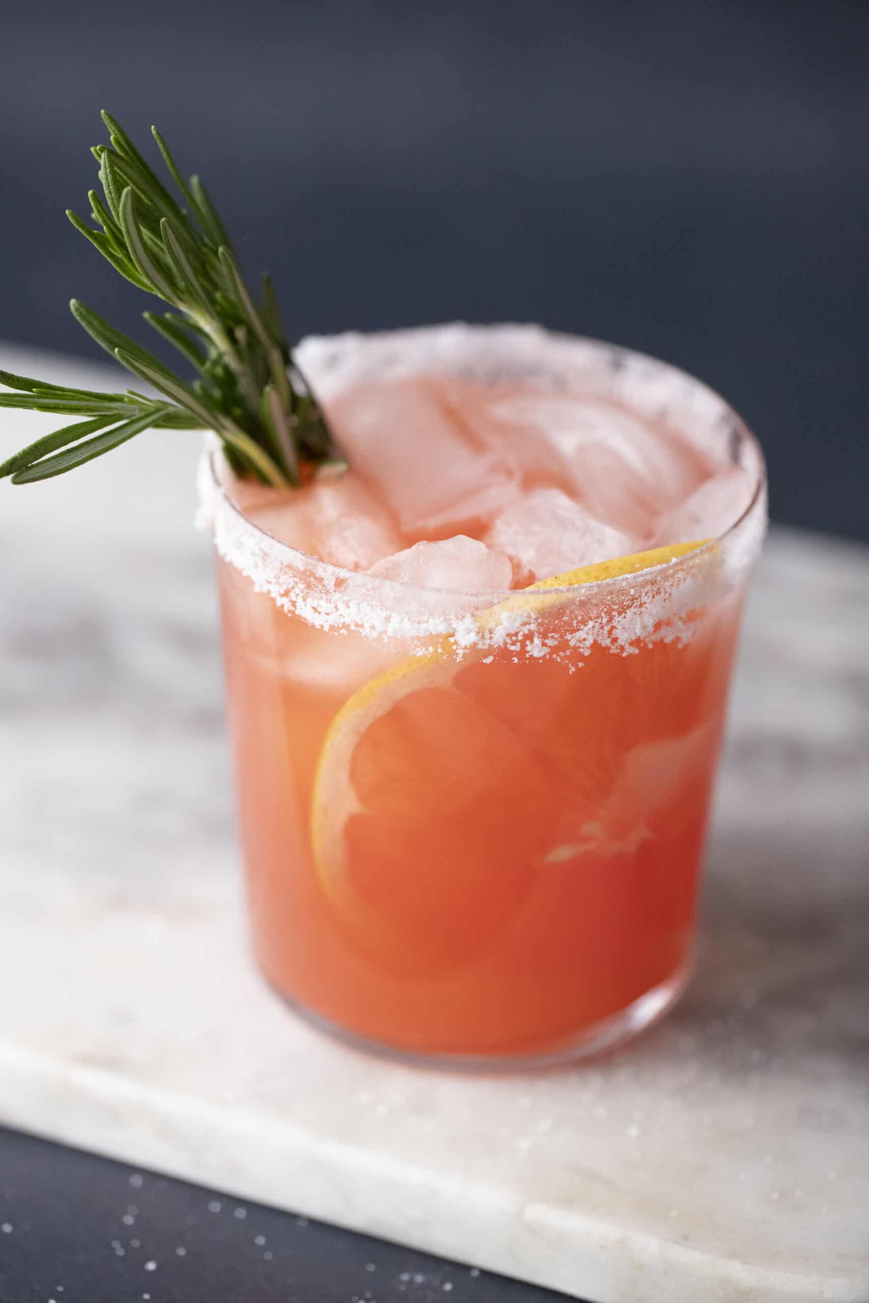 Italian Greyhound Cocktail Recipe (Grapefruit Drink) - Seasoned and Salted