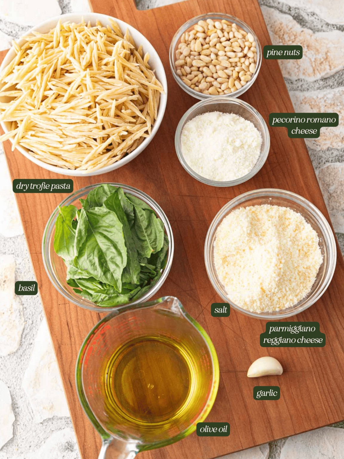 Authentic Genovese Trofie al Pesto (Liguria Recipe) - Seasoned and Salted