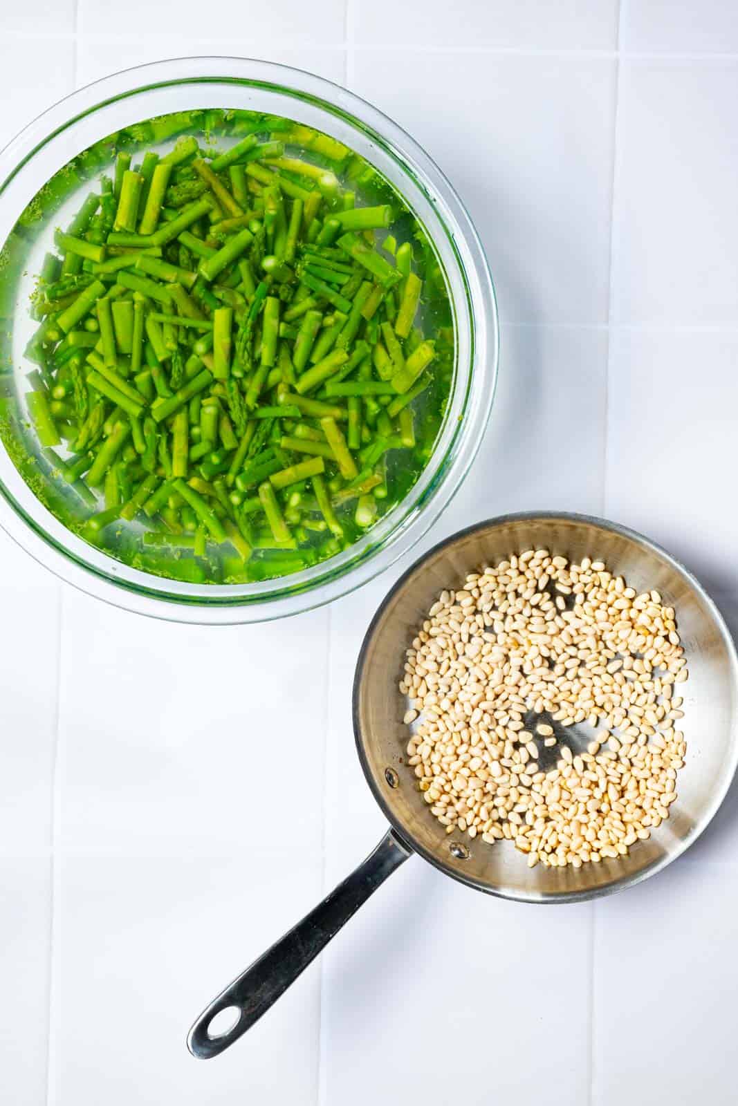 Cold Asparagus Salad with Lemon-Dijon Vinaigrette - Seasoned and Salted