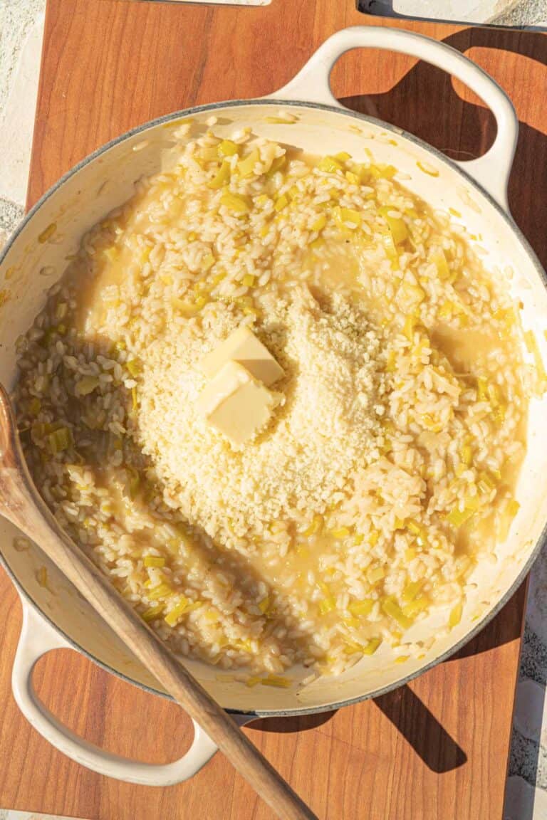 The Best Creamy Leek Risotto Recipe (With Parmesan) - Seasoned and Salted