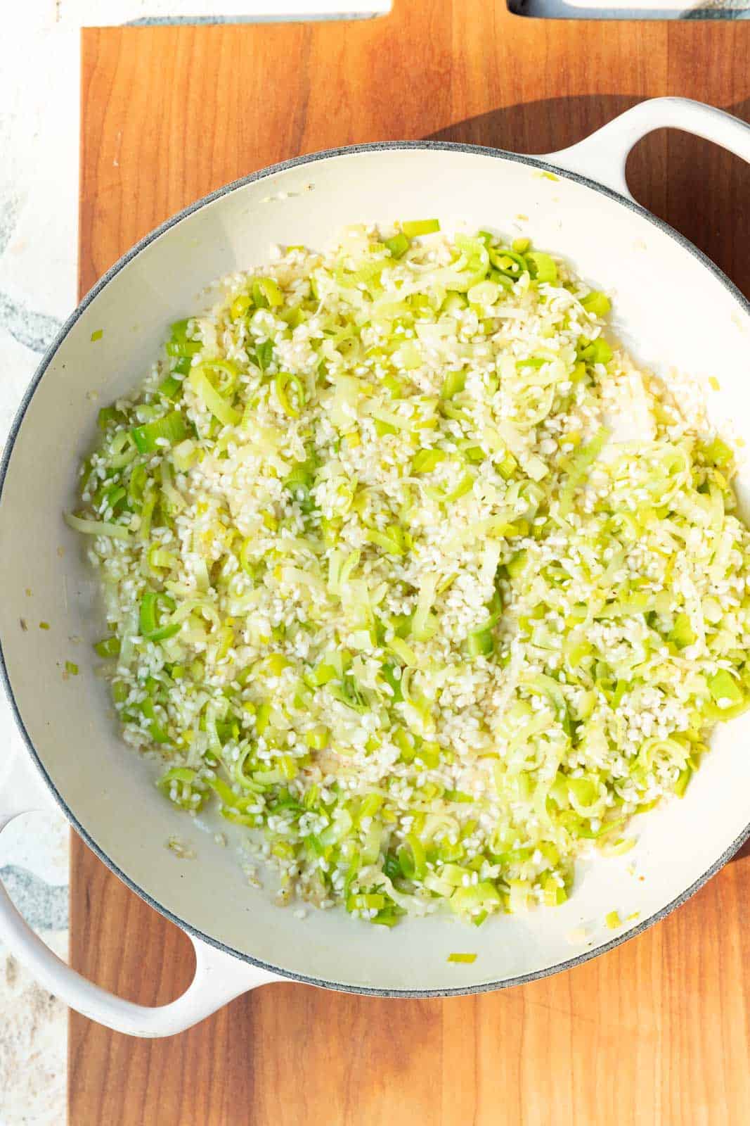 The Best Creamy Leek Risotto Recipe (With Parmesan) - Seasoned and Salted