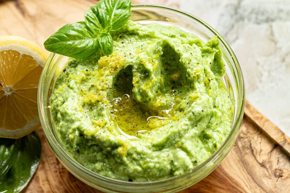 5-Minute Lemon Pesto Recipe with Basil (Easy Sauce) - Seasoned and Salted