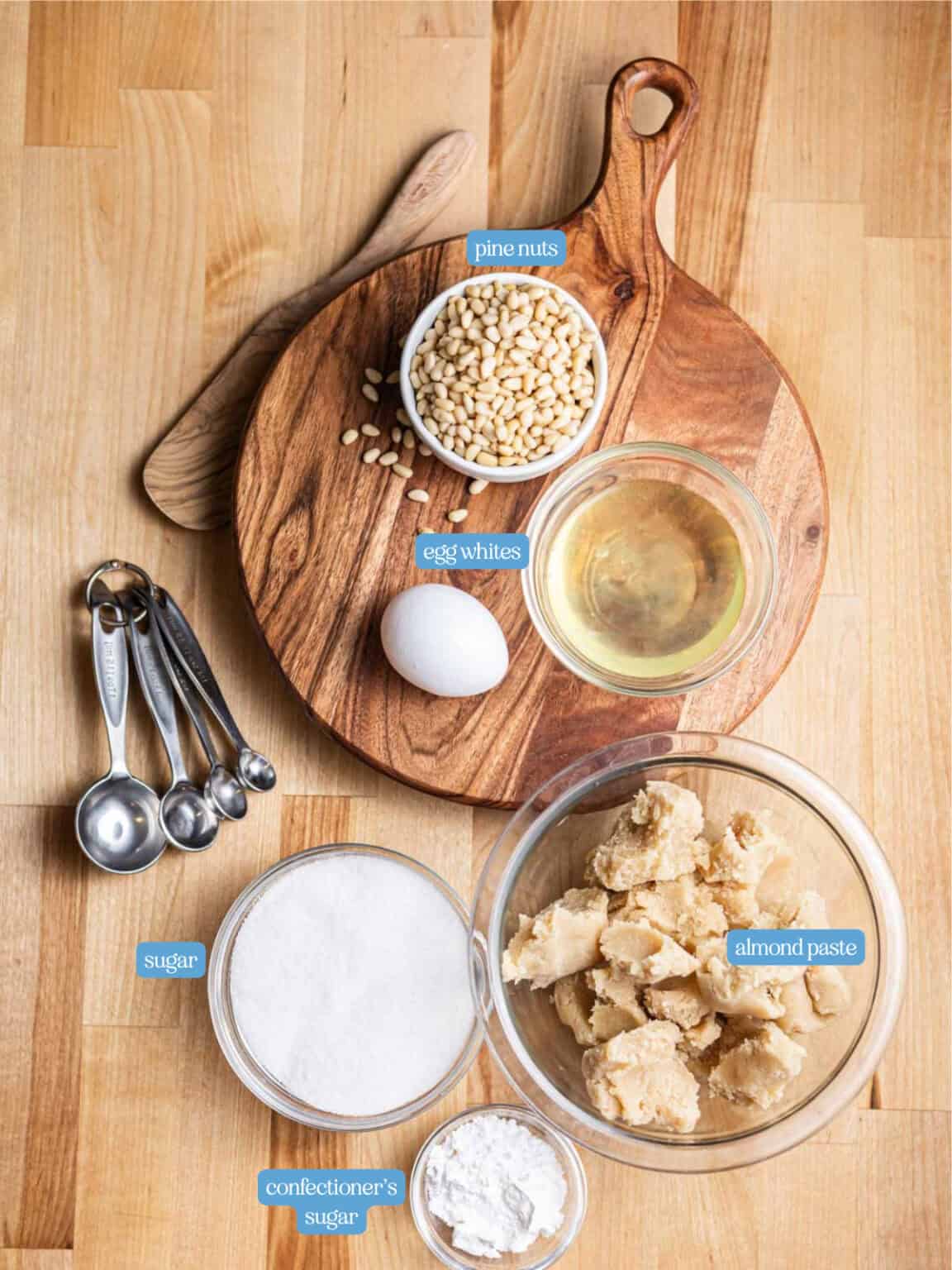 Easy Pignoli Cookies (Italian Pine Nut Cookie Recipe) - Seasoned and Salted