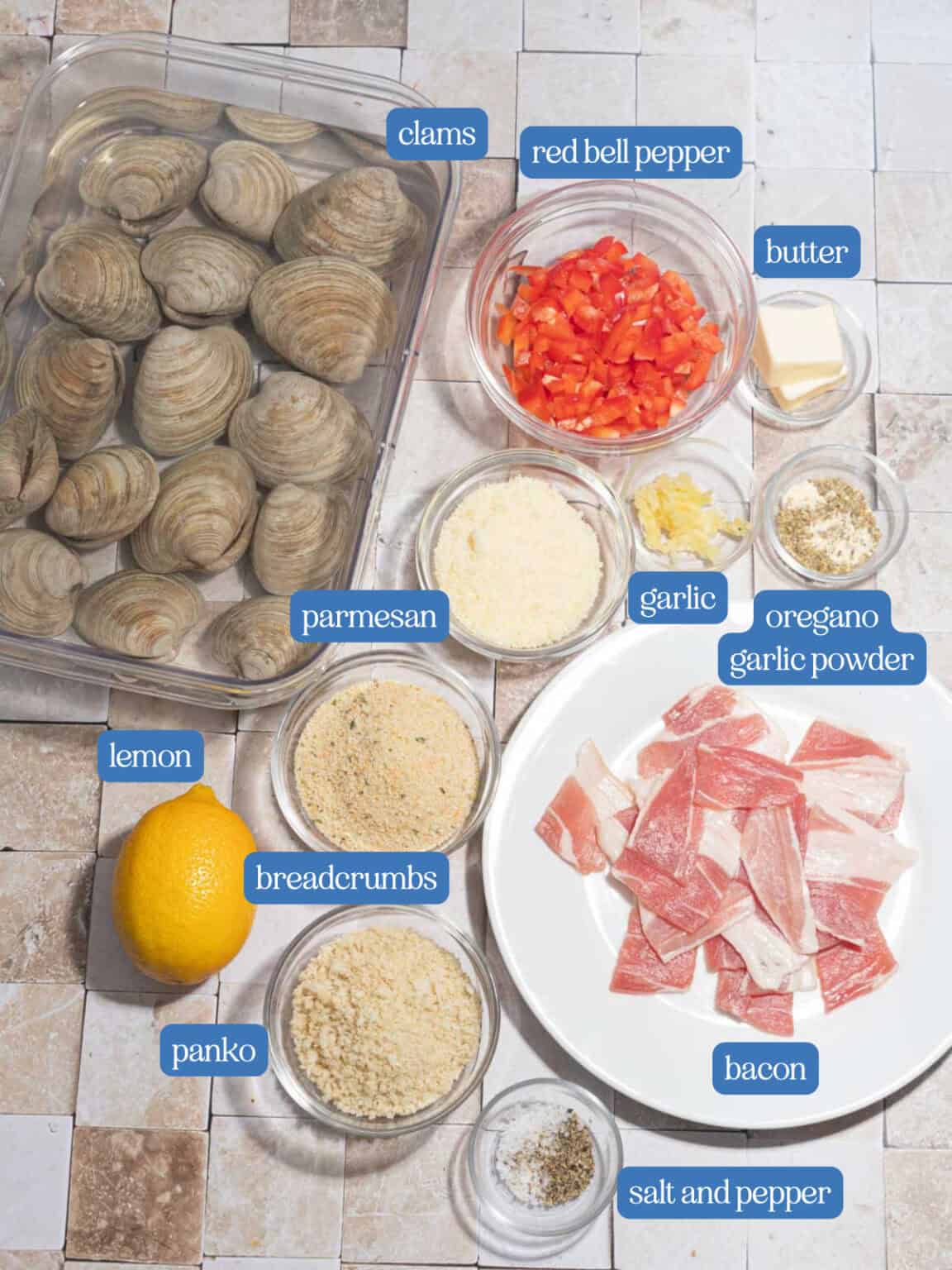 Baked Clams Casino Inspired by New England Flavors - Seasoned and Salted