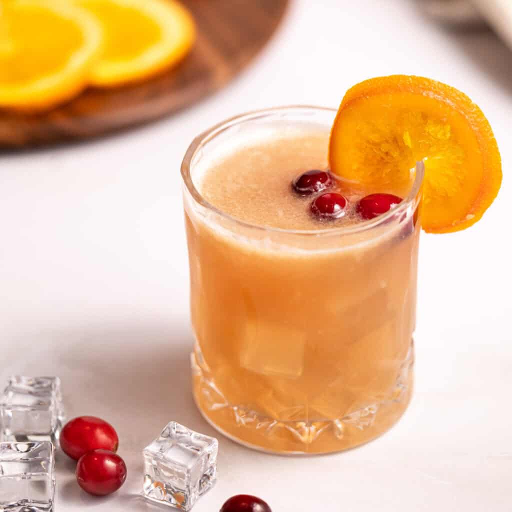 Cranberry Orange Whiskey Sour: A Holiday Favorite - Seasoned and Salted