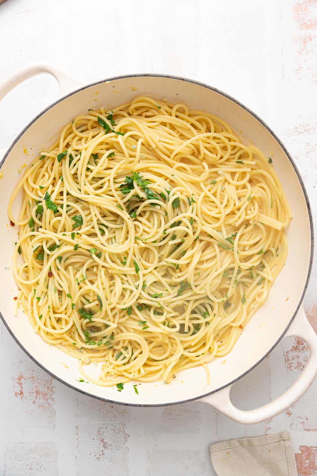 Italian Chicken Milanese Pasta (Easy Lemon Spaghetti) - Seasoned and Salted