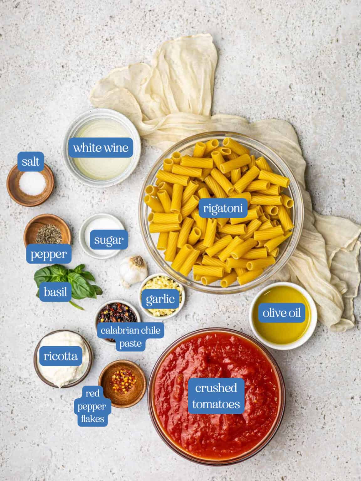 Rigatoni Arrabbiata Recipe (Spicy Italian Sauce) - Seasoned and Salted