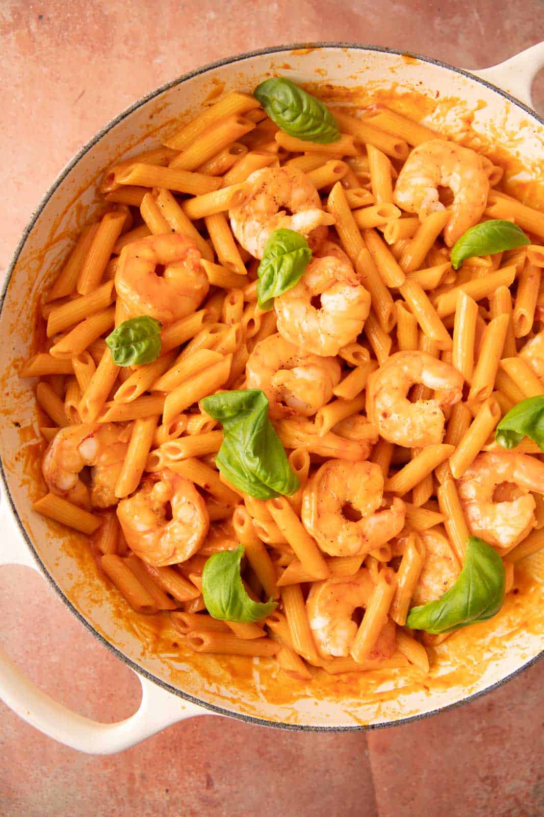 Creamy Shrimp Penne Alla Vodka (Shrimp Pasta Recipe) - Seasoned and Salted