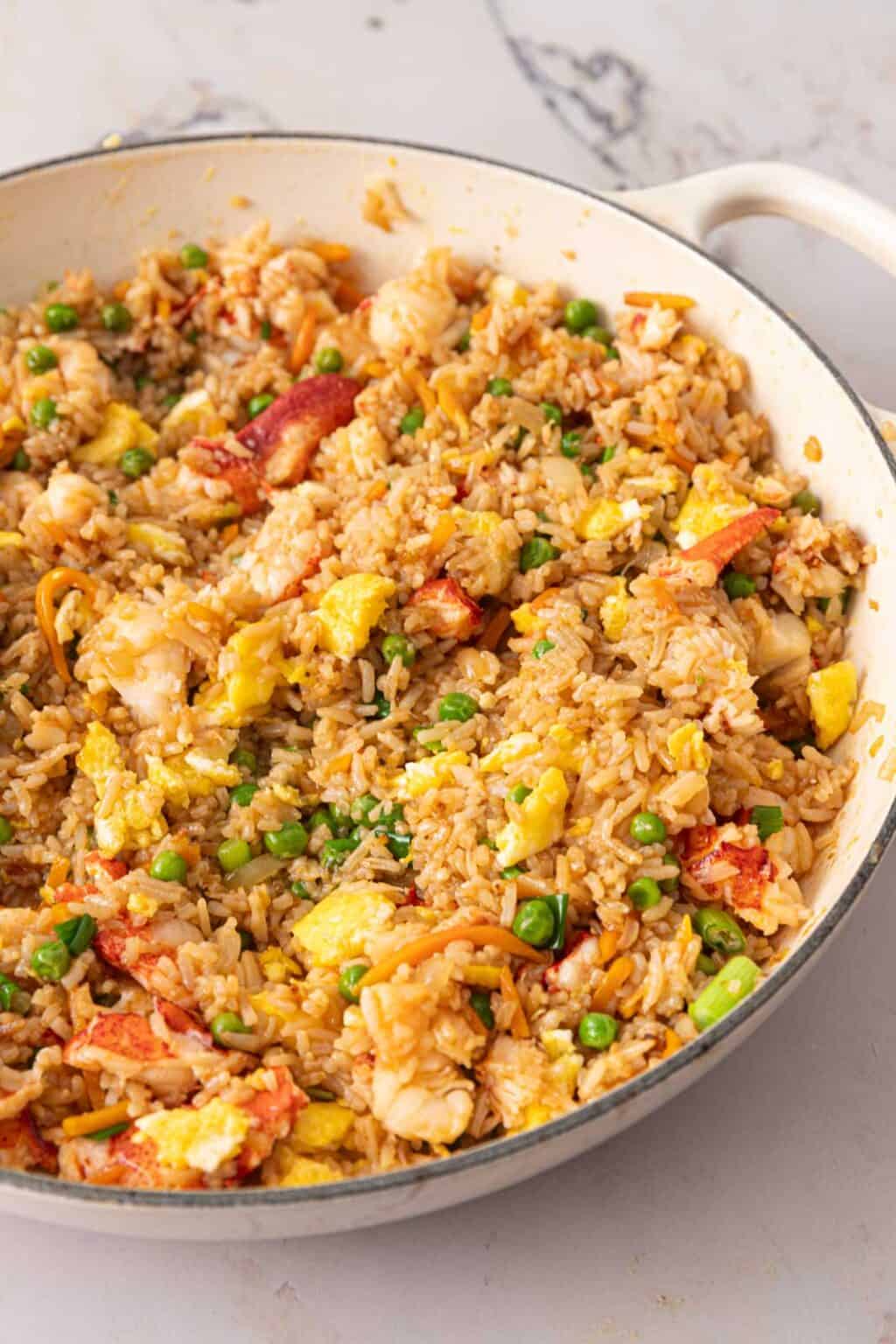 The Best Lobster Fried Rice Recipe (Easy and Delicious) - Seasoned and ...