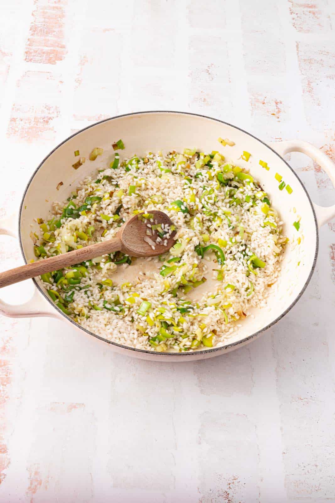 Creamy Chicken Leek Risotto (One Pot Dinner Recipe) - Seasoned and Salted