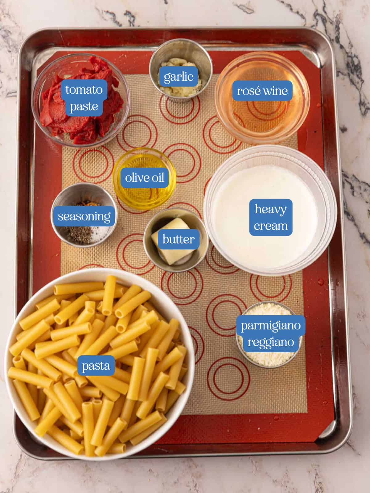 Creamy Rosé Pasta Recipe (Easy Pink Pasta Sauce) - Seasoned and Salted