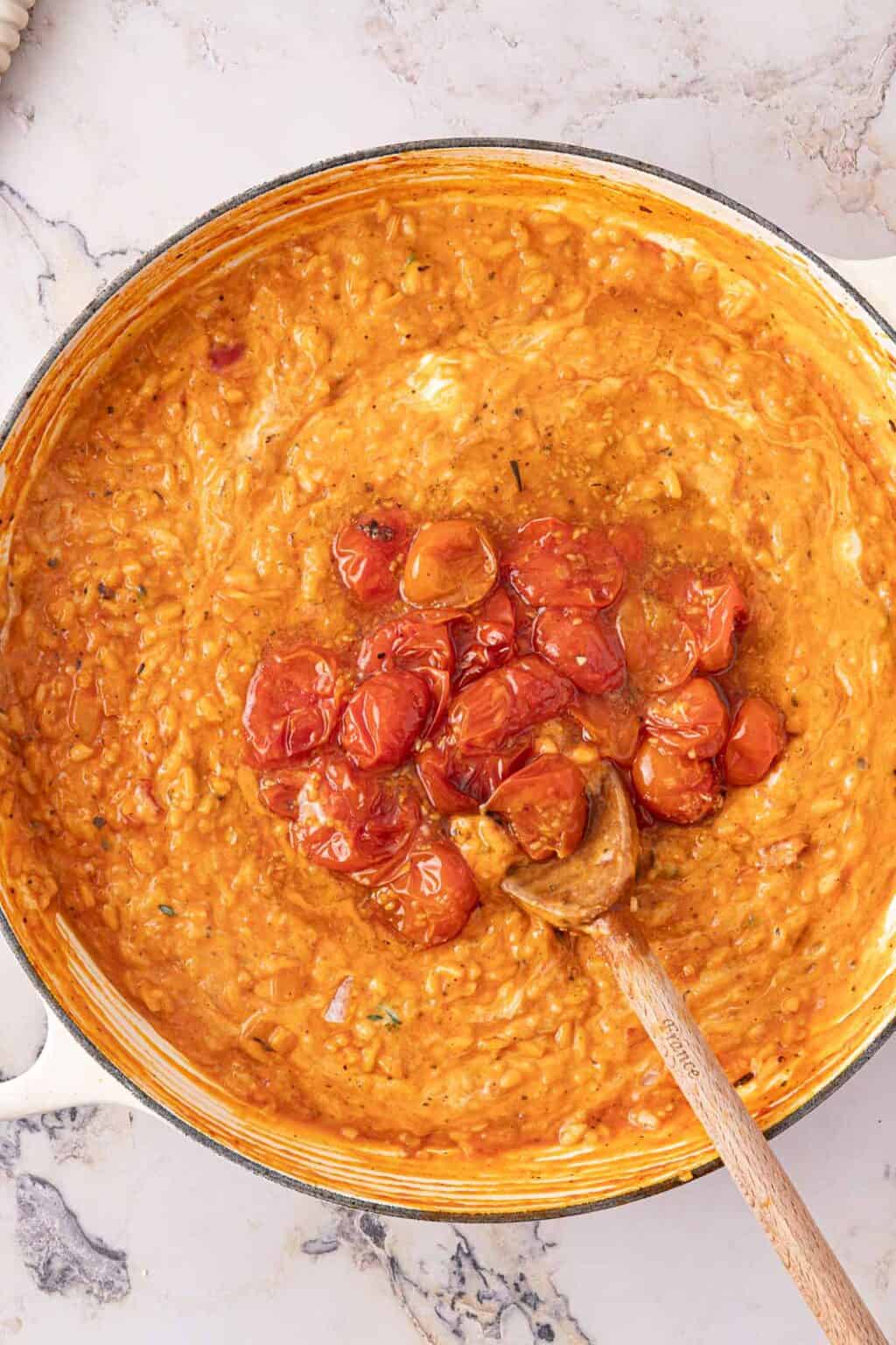 The Best Tomato and Mascarpone Risotto Recipe Ever - Seasoned and Salted