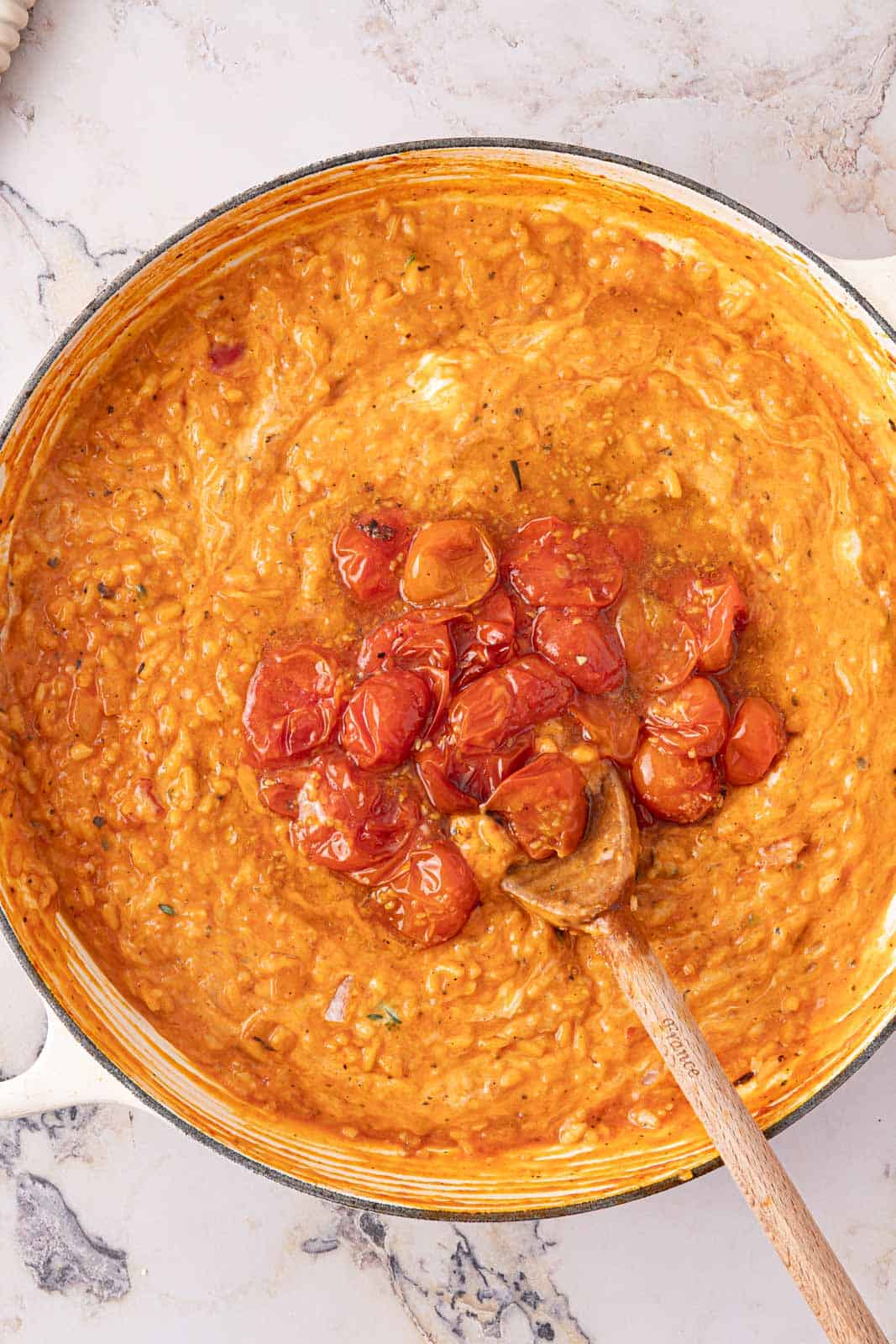 The Best Tomato and Mascarpone Risotto Recipe Ever - Seasoned and Salted