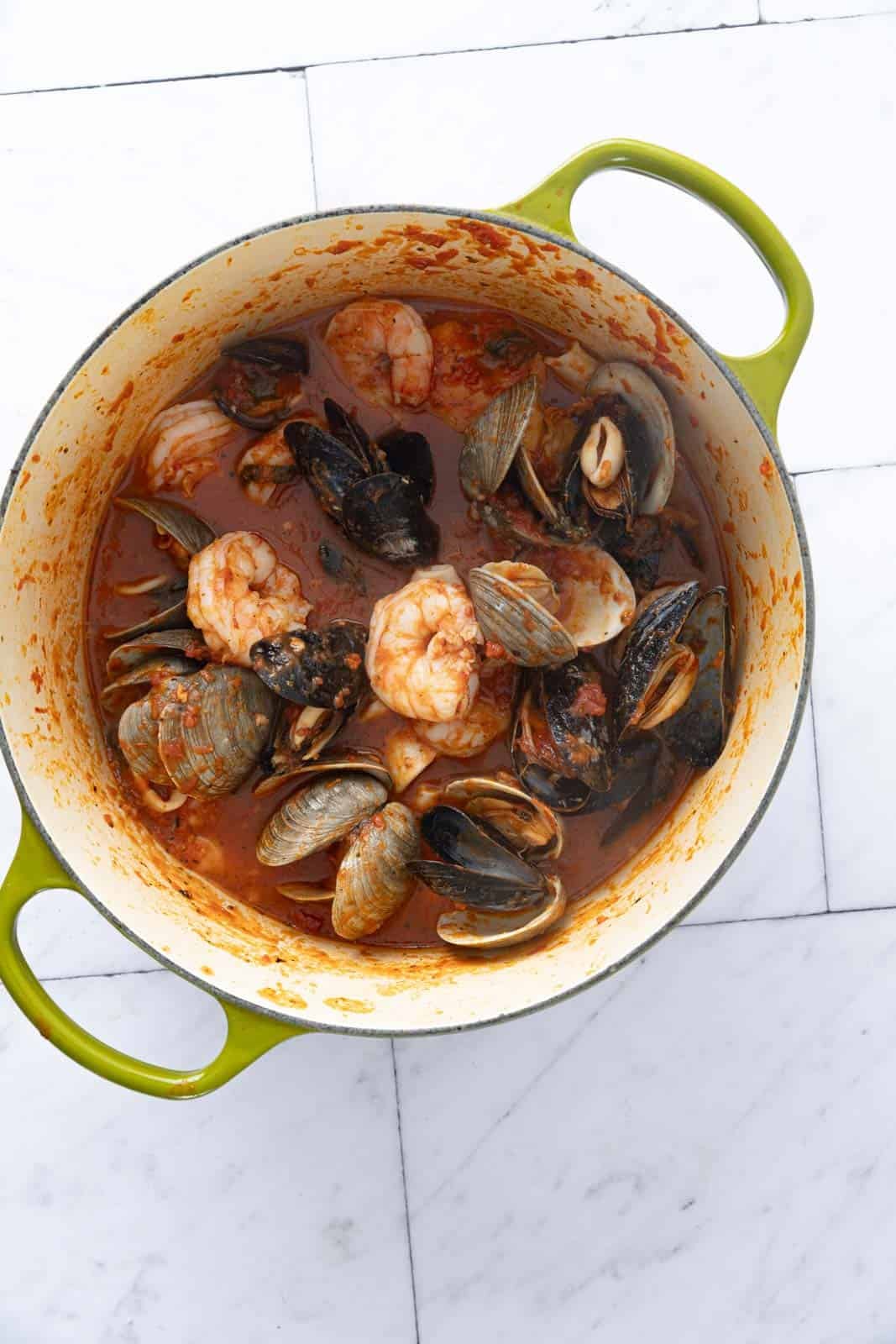 Frutti di Mare Pasta (Seafood Spaghetti Recipe) - Seasoned and Salted