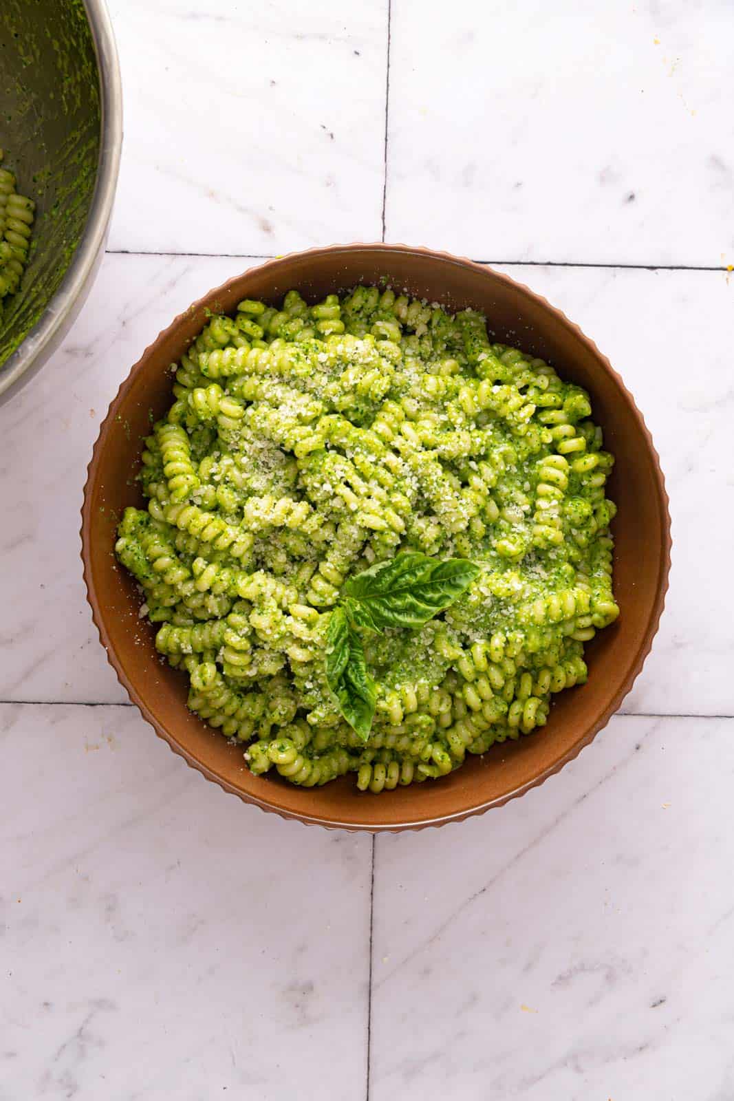 Fusilli al Pesto Recipe with Fresh Genovese Pesto - Seasoned and Salted