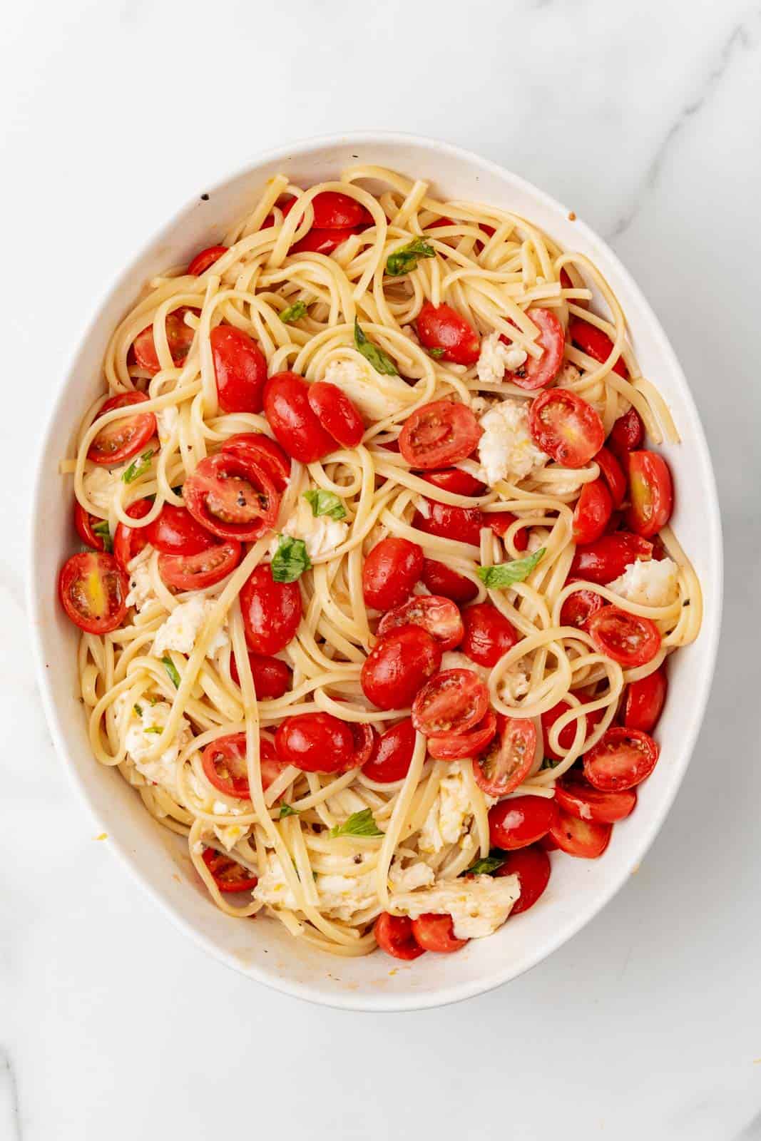 Pasta alla Checca Recipe (Easiest Roman Pasta Ever) - Seasoned and Salted