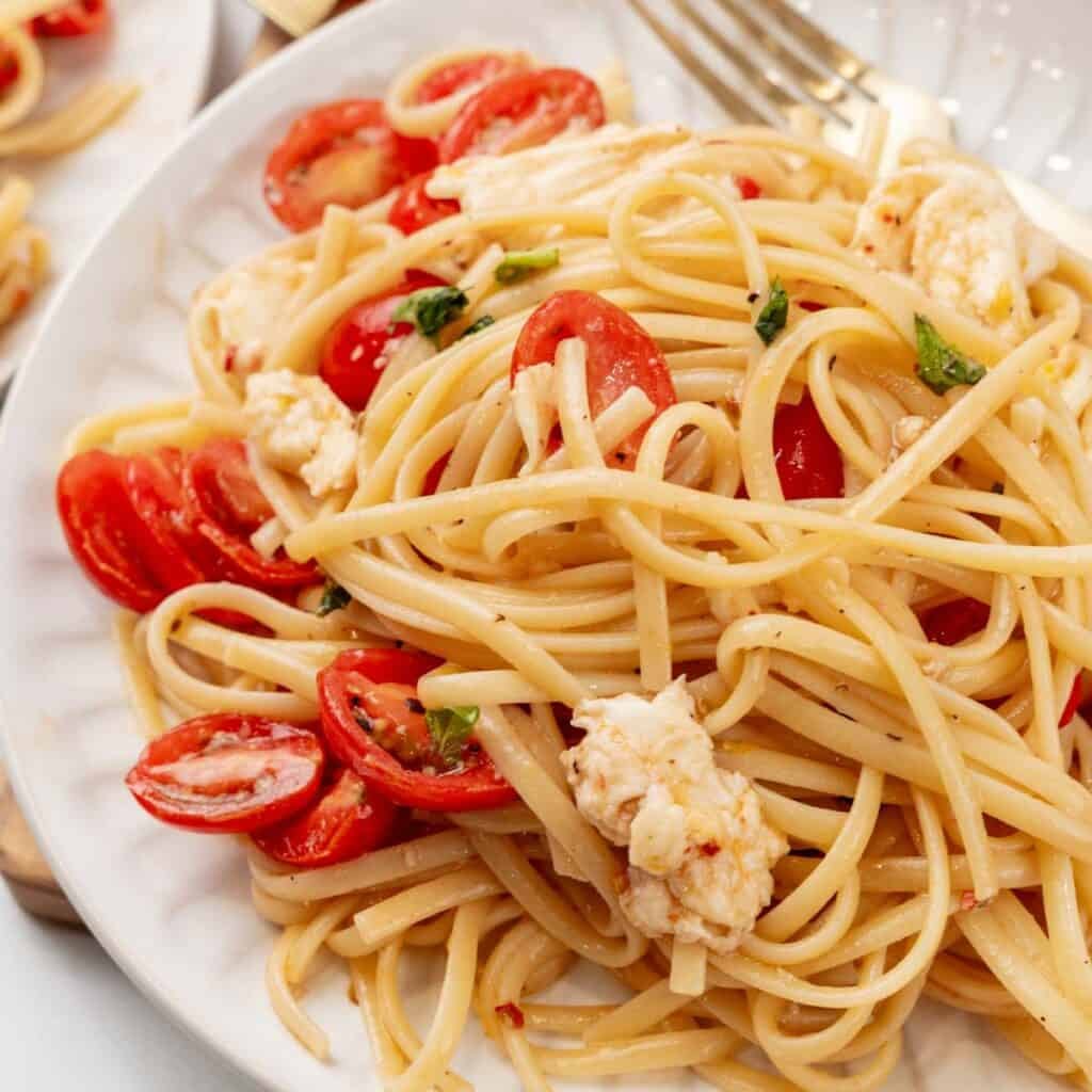 Pasta alla Checca (No-Cook Tomato Sauce) - Seasoned and Salted