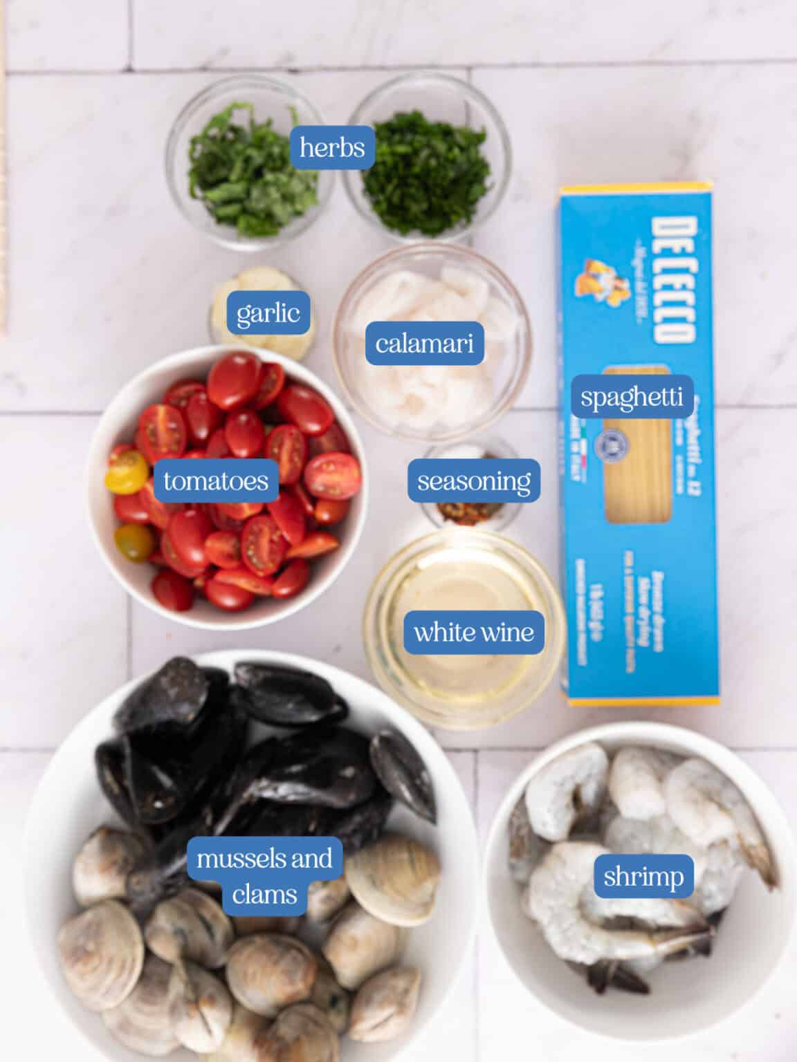 Spaghetti allo Scoglio (Italian Seafood Pasta Recipe) - Seasoned and Salted