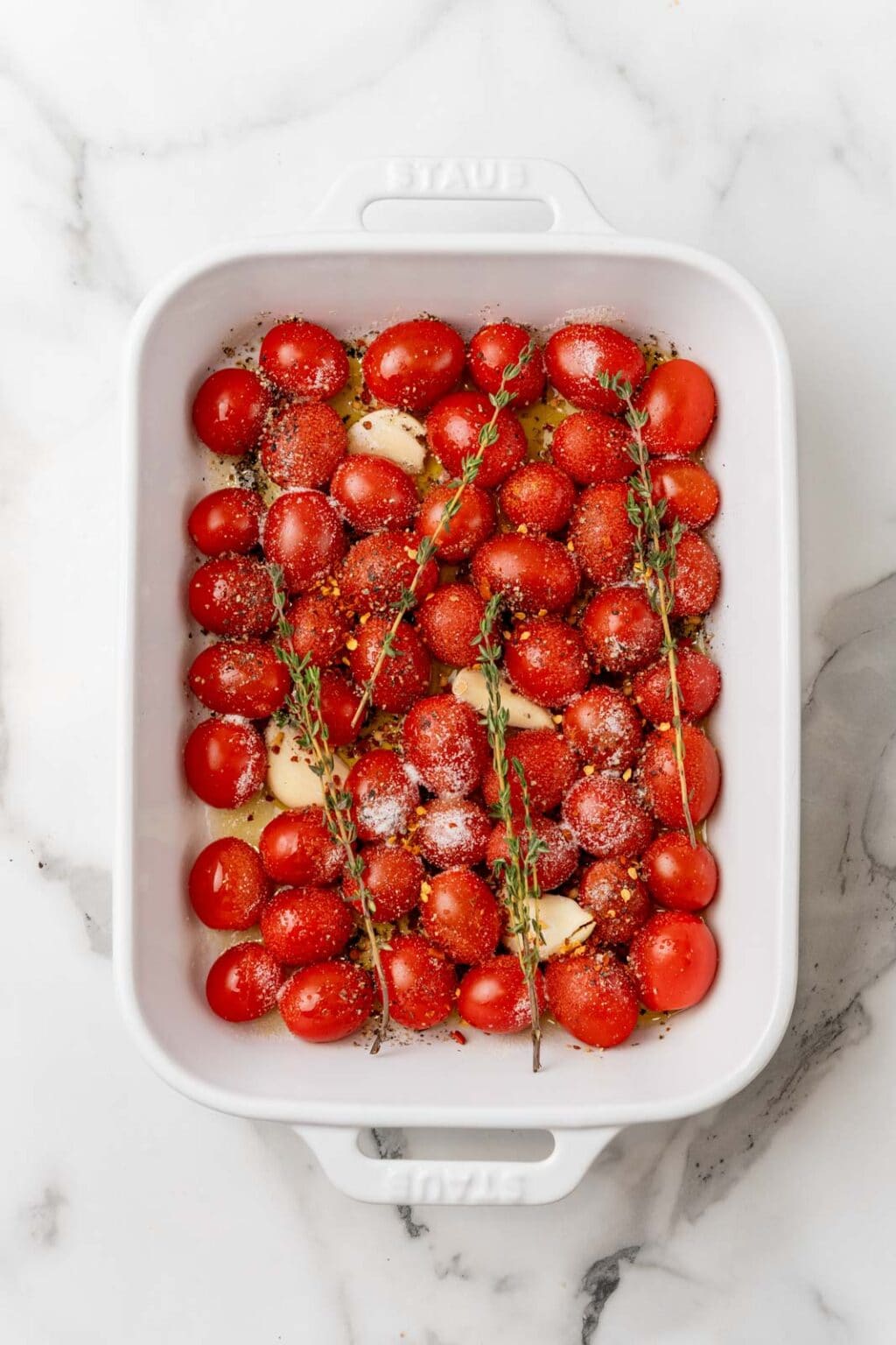 Cherry Tomato Confit (Slow-Roasted in Olive Oil With Garlic) - Seasoned ...
