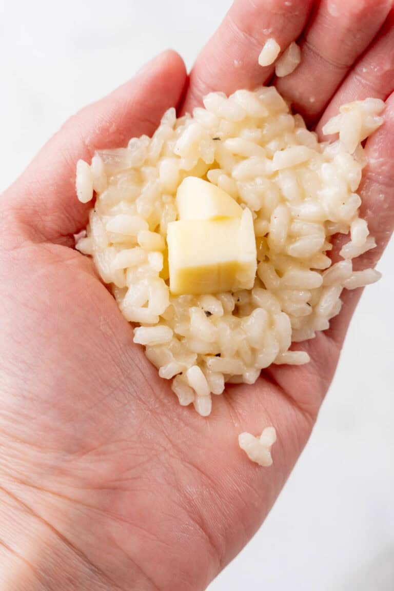 Cheesy Truffle Arancini Recipe (Italian Rice Balls) - Seasoned and Salted