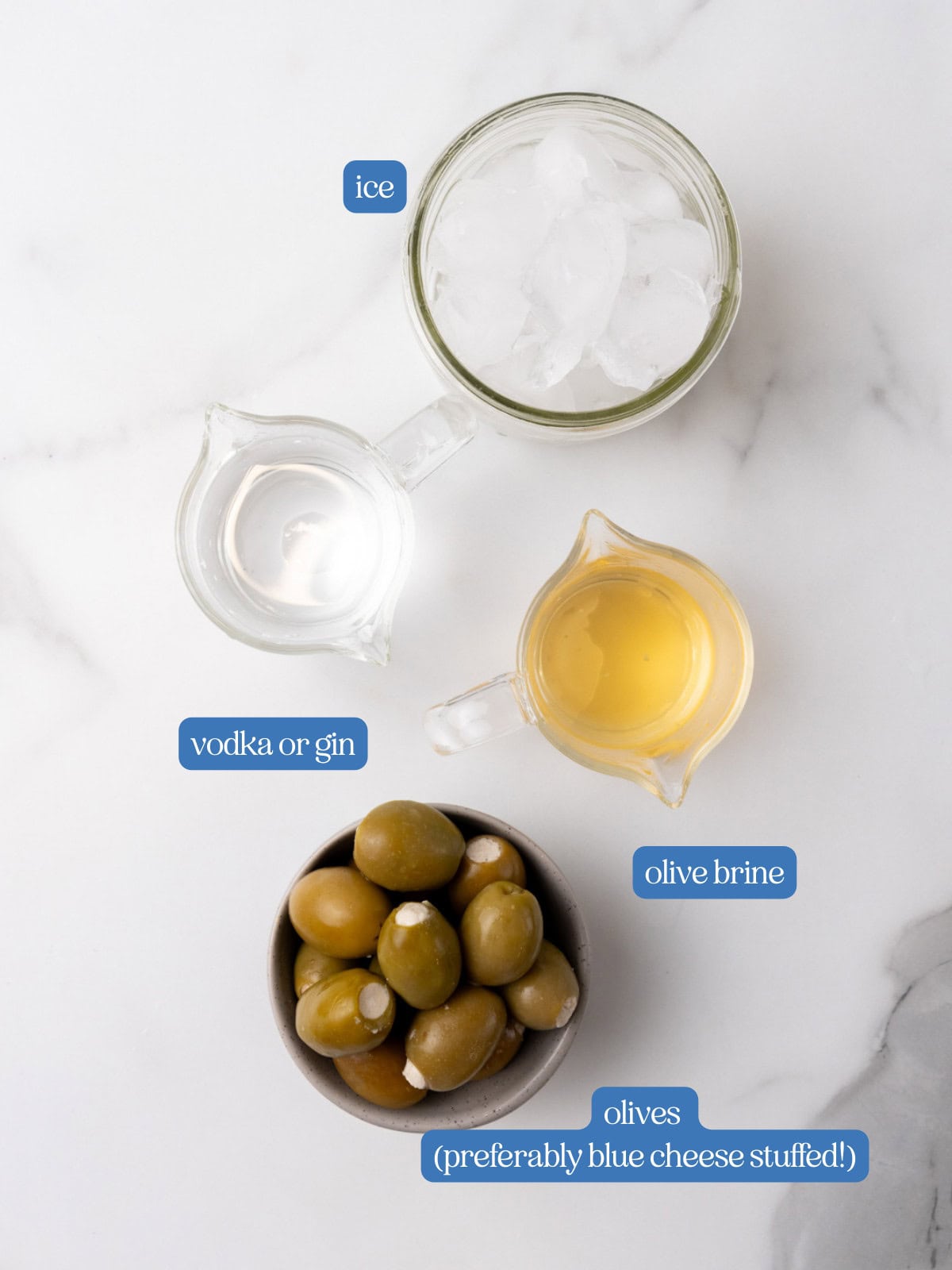 Dry Dirty Martini Recipe (Extra Bold Olive Cocktail) - Seasoned and Salted